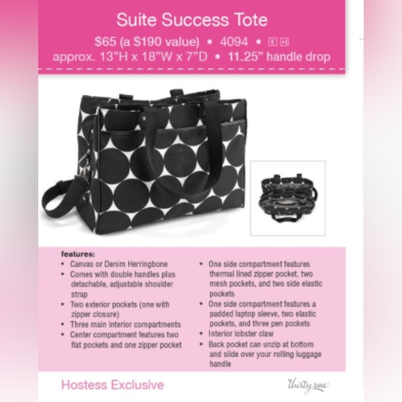 thirty-one | Bags | Thirty One Suite Success Tote | Poshmark